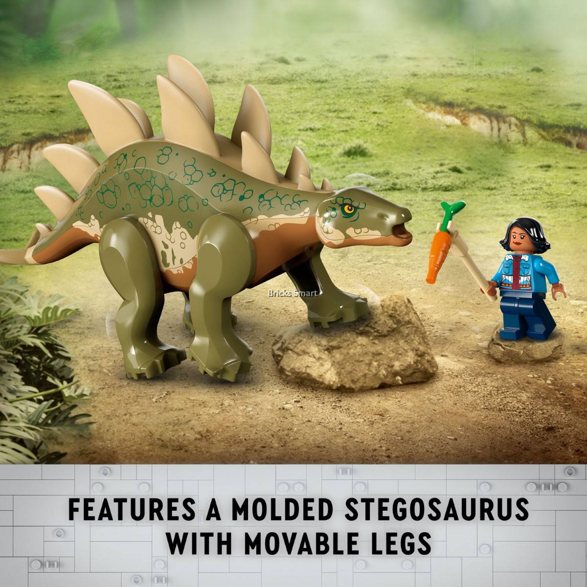 LEGO 76965 Jurassic World Dinosaur Missions: Stegosaurus Discovery ...