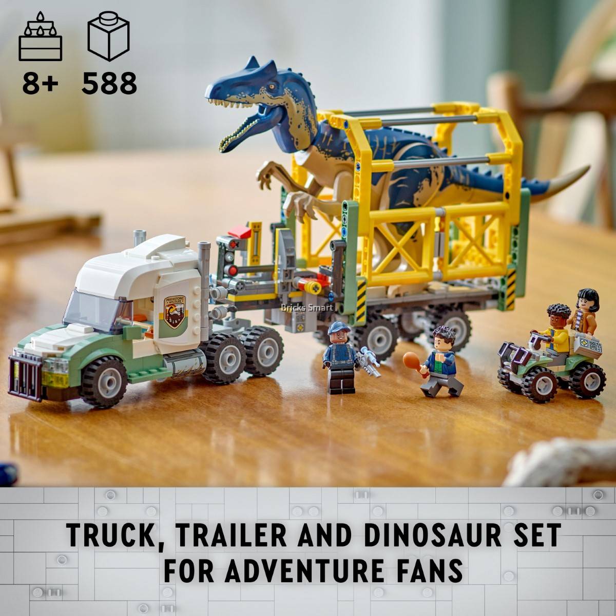 LEGO 76966 Jurassic World Dinosaur Missions: Allosaurus Transport Truck ...