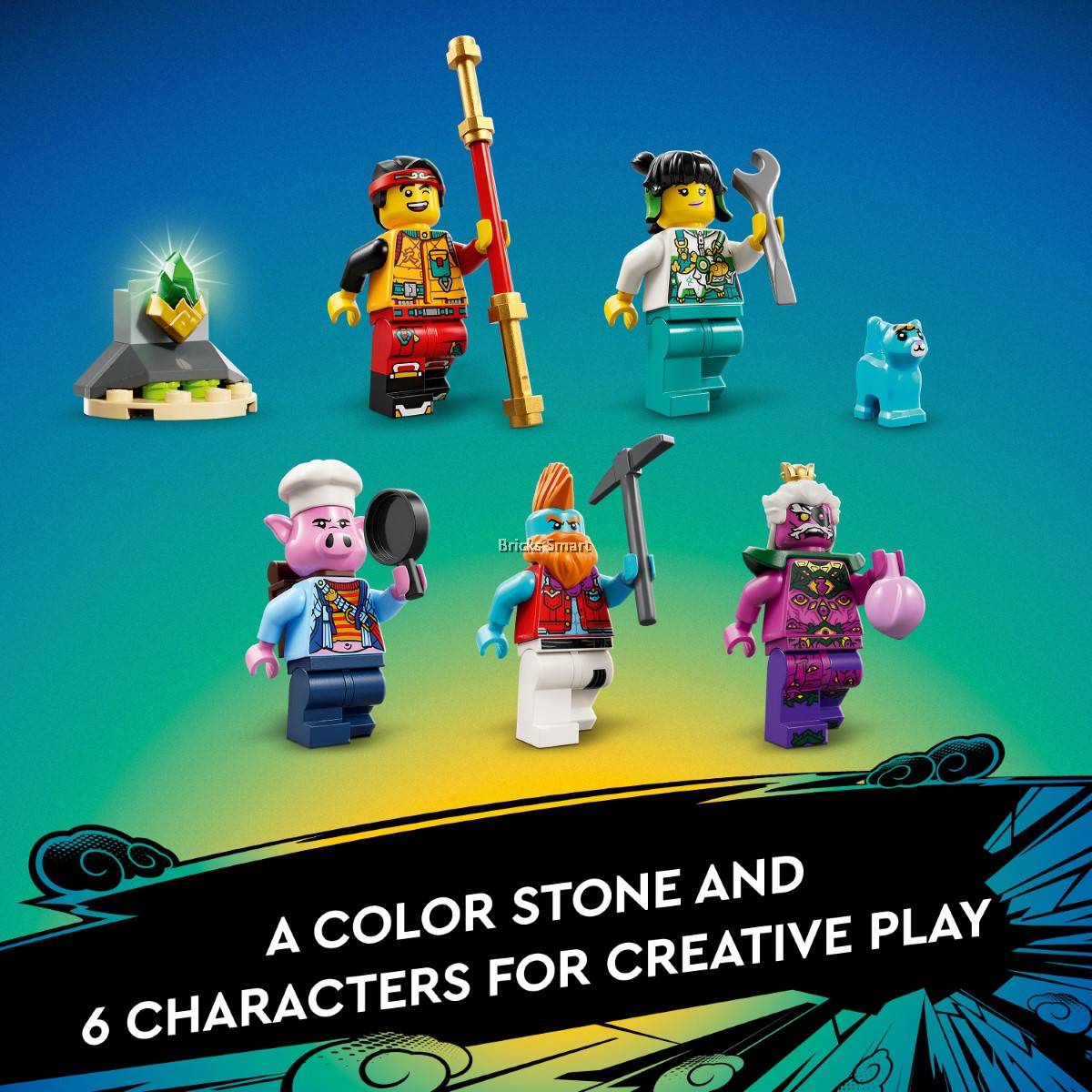 LEGO 80055 Monkie Kid Monkie Kid's Team Power Truck Building Toy Set