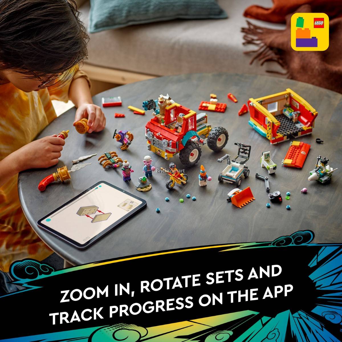 LEGO 80055 Monkie Kid Monkie Kid's Team Power Truck Building Toy Set