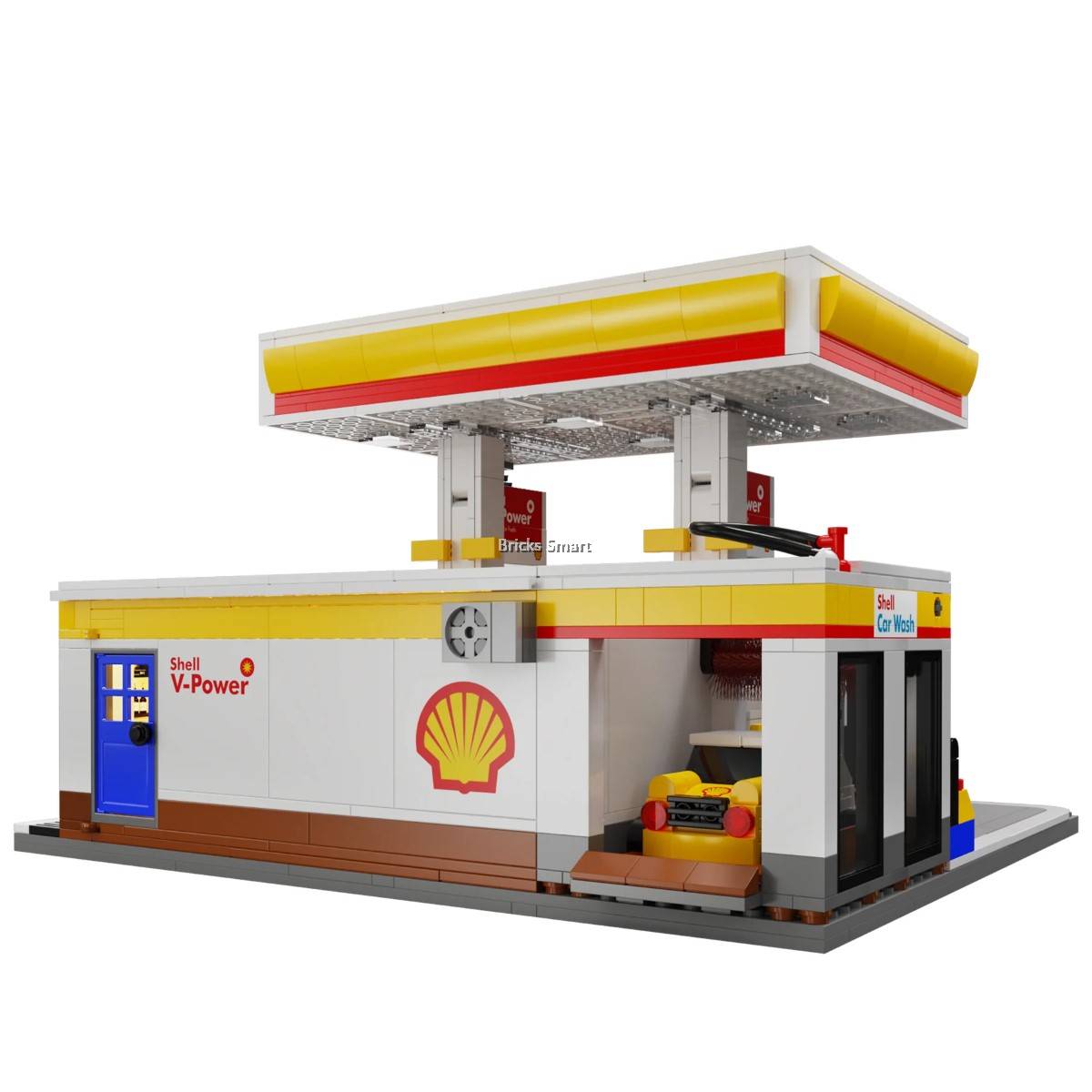 CaDA Shell Retail Station C66026W Block Toy Set (1309 Pieces)