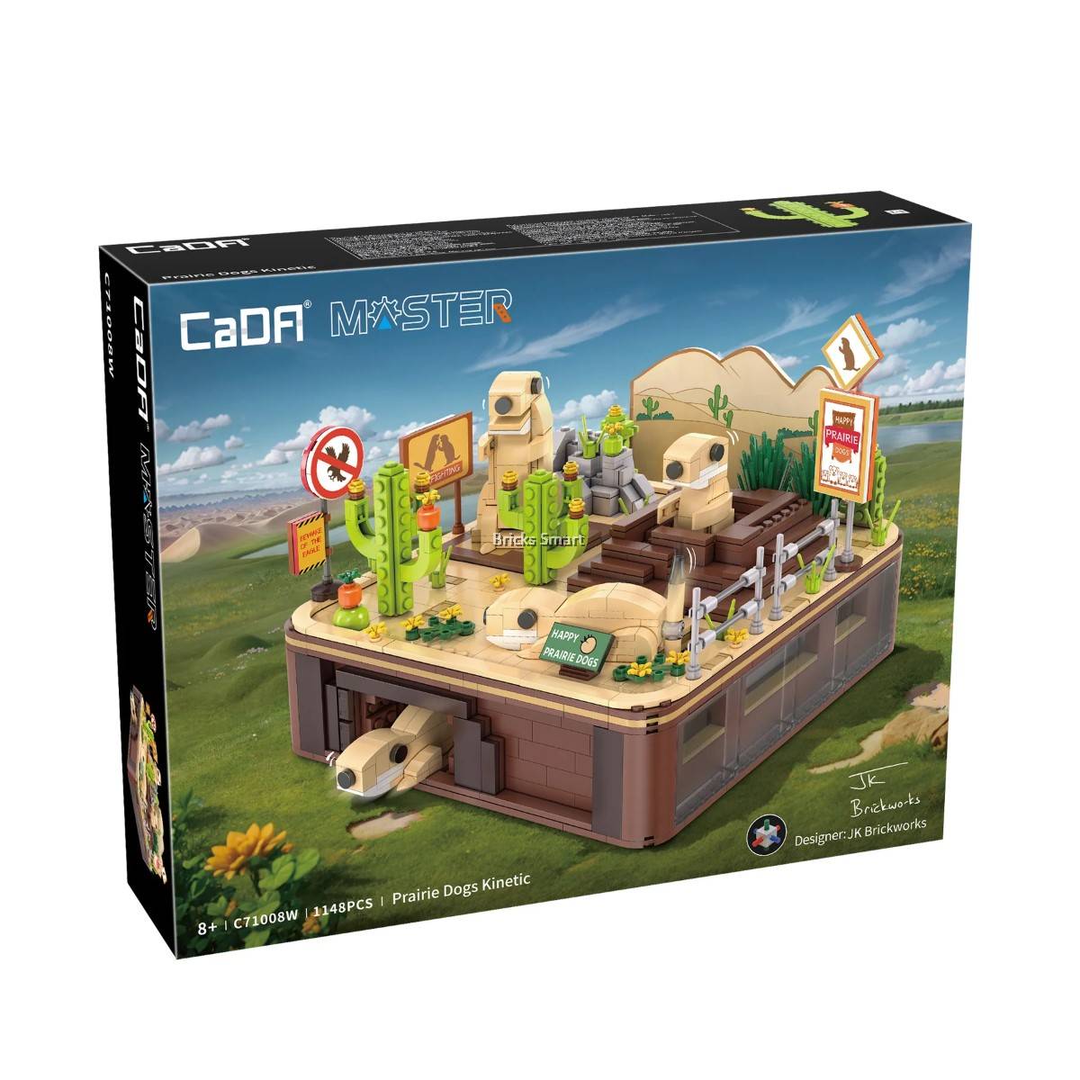 CaDA Prairie Dogs Kinetic C71008W Block Toy Set (1148 Pieces)