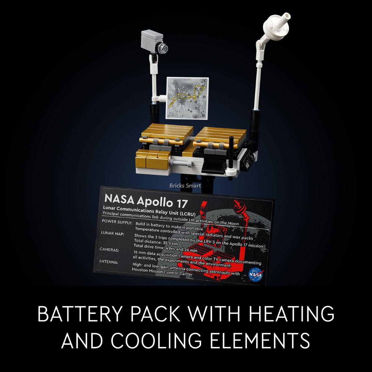 LEGO 42182 Technic NASA Apollo Lunar Roving Vehicle - LRV Building Toy Set