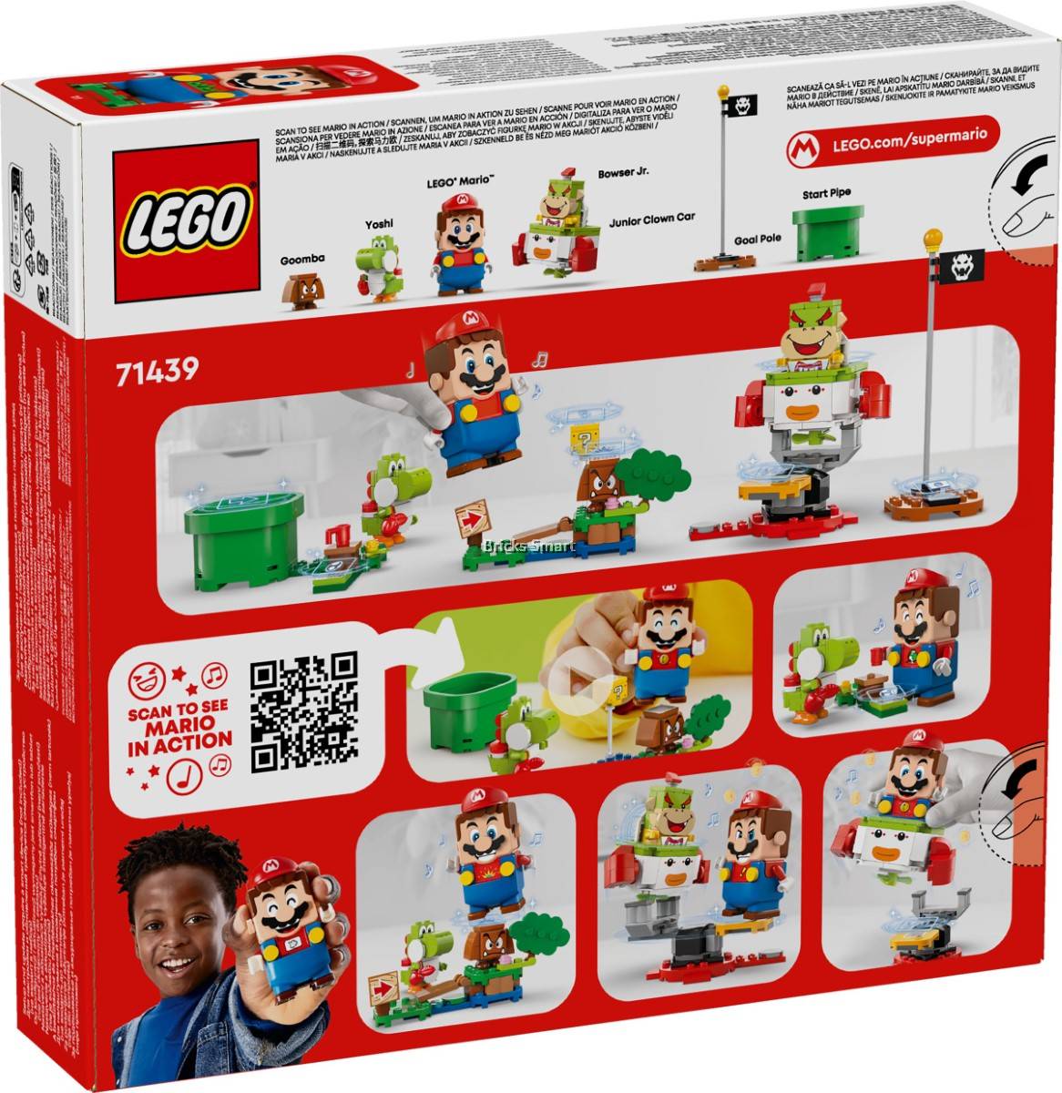 LEGO 71439 Super Mario Adventures with Interactive LEGO Mario Building ...