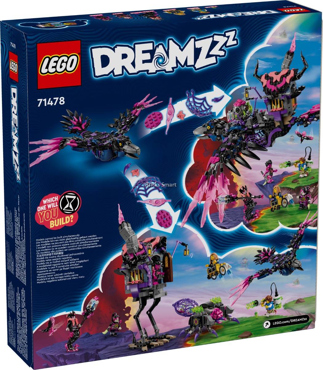 LEGO 71478 DREAMZzz The Never Witch's Midnight Raven Building Toy Set