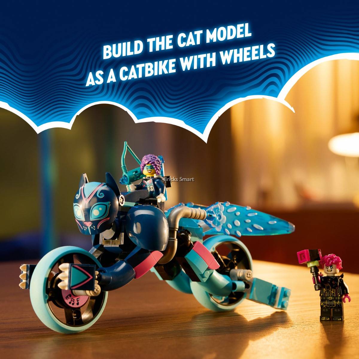 LEGO 71479 DREAMZzz Zoey's Cat Motorcycle Building Toy Set