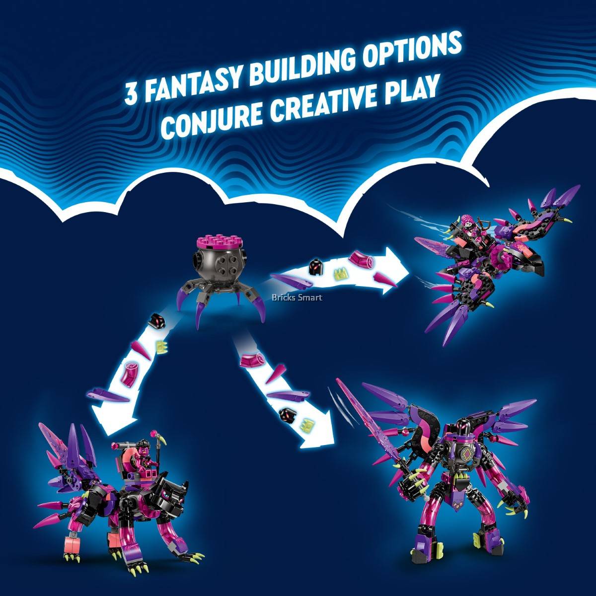 LEGO 71483 DREAMZzz The Never Witch's Nightmare Creatures Building Toy Set