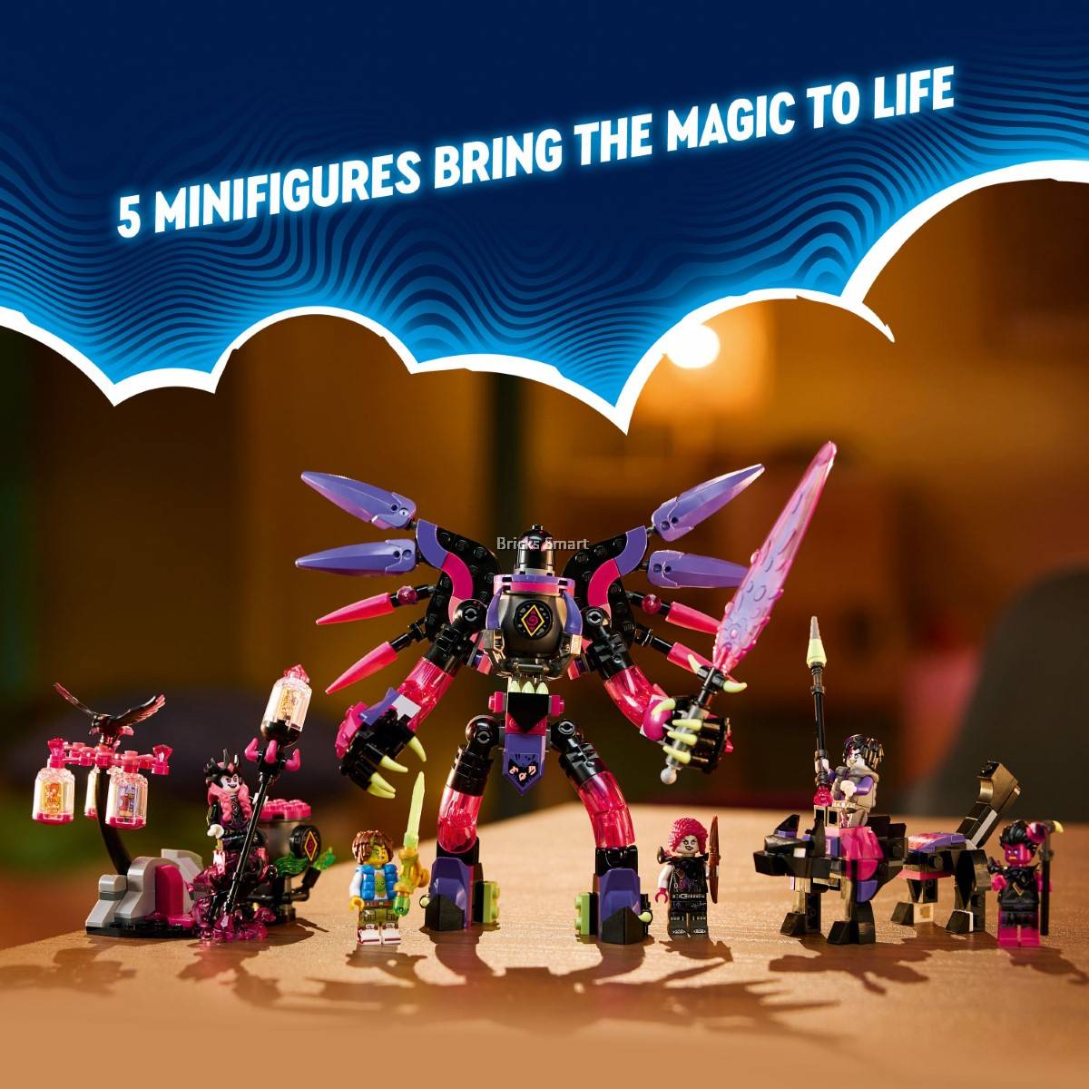 LEGO 71483 DREAMZzz The Never Witch's Nightmare Creatures Building Toy Set