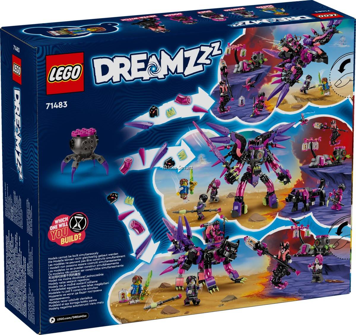 LEGO 71483 DREAMZzz The Never Witch's Nightmare Creatures Building Toy Set