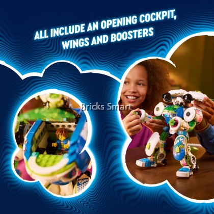 LEGO 71485 DREAMZzz Mateo and Z-Blob the Knight Battle Mech Building ...