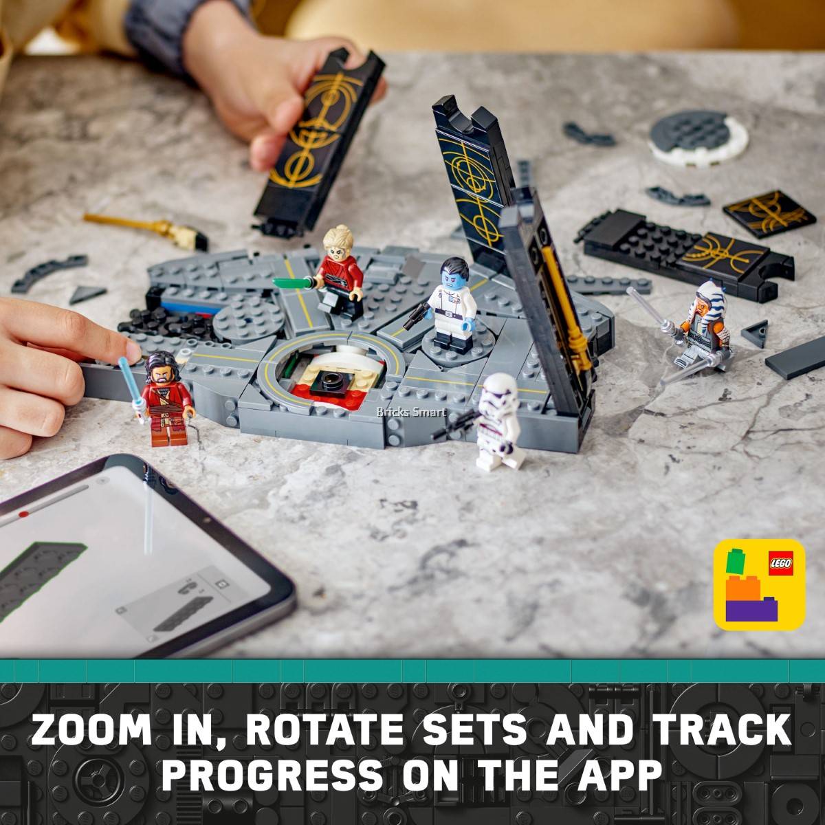 LEGO 75385 Star Wars Ahsoka Tano's Duel on Peridea Building Toy Set