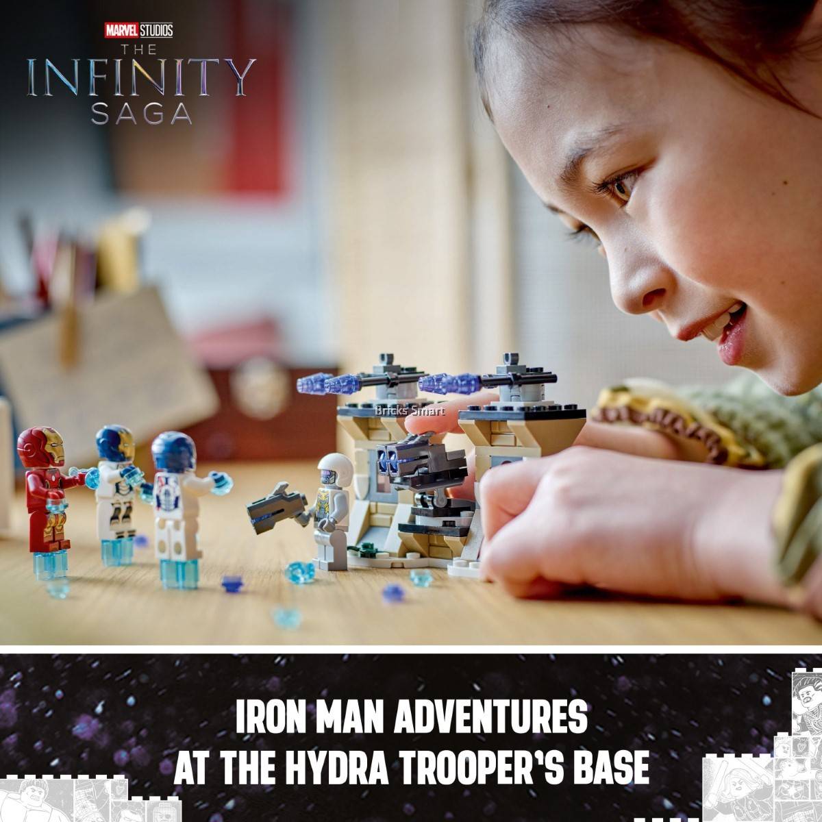 LEGO 76288 Marvel Iron Man & Iron Legion vs. Hydra Soldier Building Toy Set