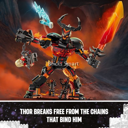 LEGO 76289 Marvel Thor vs. Surtur Construction Figure Building Toy Set