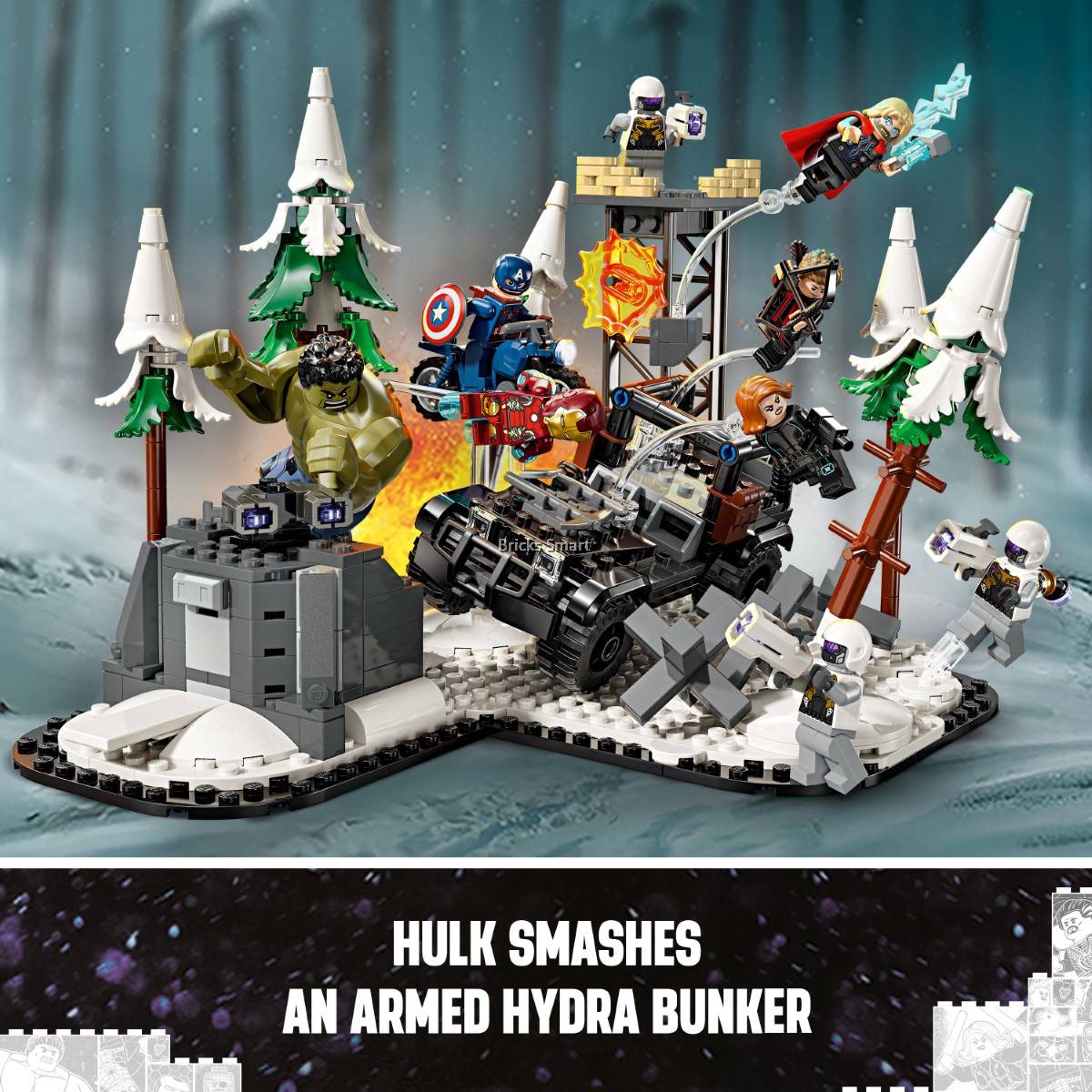 LEGO 76291 Marvel The Avengers Assemble: Age of Ultron Building Toy Set