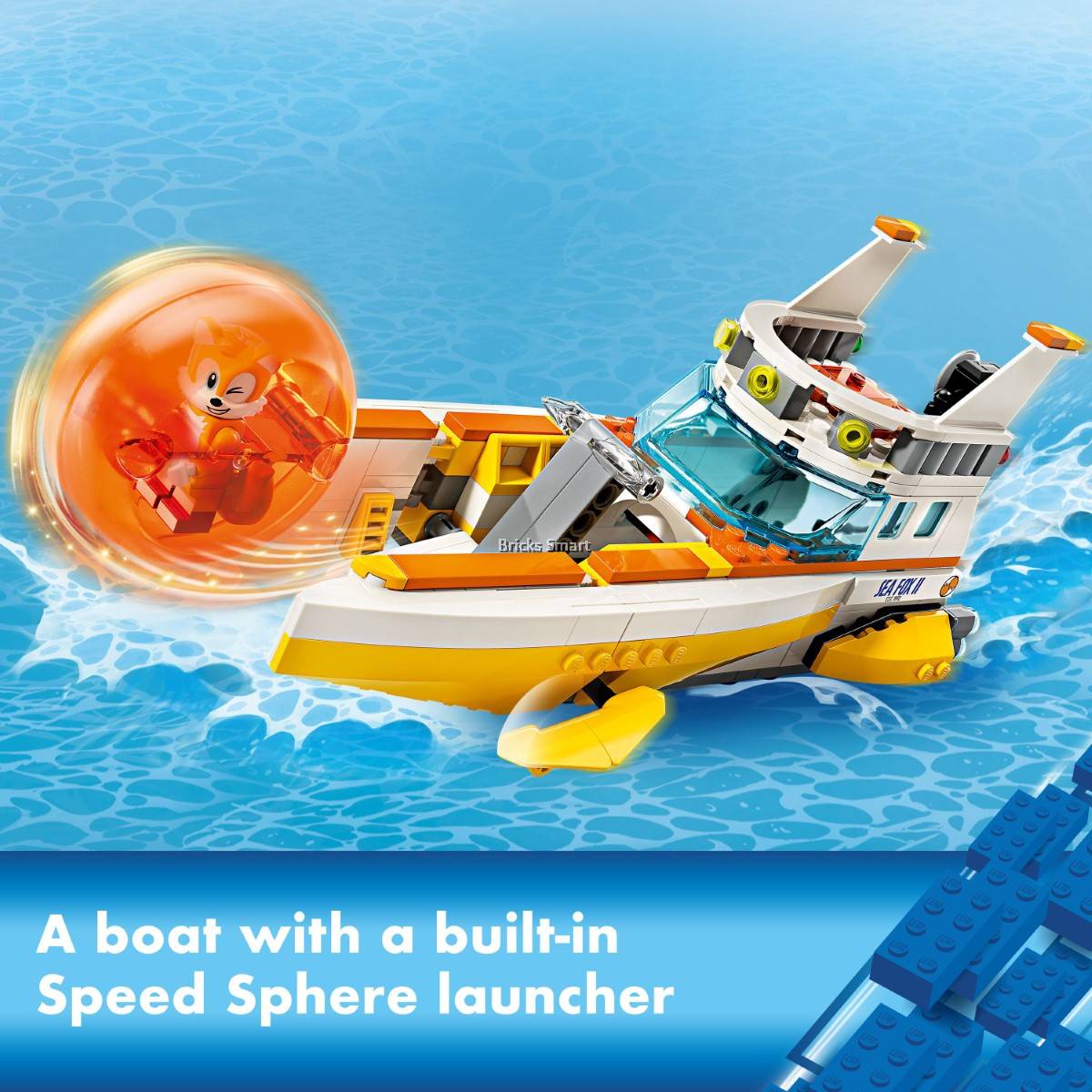 LEGO 76997 Sonic Tails' Adventure Boat Building Toy Set