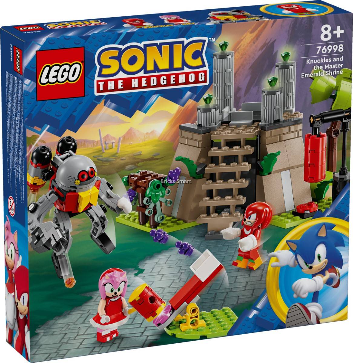 LEGO 76998 Sonic Knuckles and the Master Emerald Shrine Building Toy Set