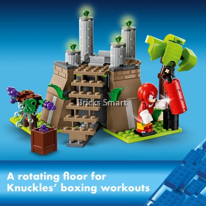LEGO 76998 Sonic Knuckles and the Master Emerald Shrine Building Toy Set