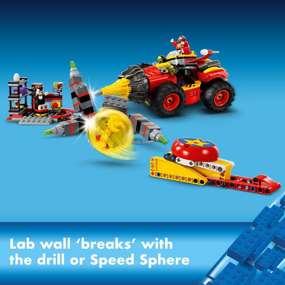 LEGO 76999 Sonic Super Sonic vs. Egg Drillster Building Toy Set