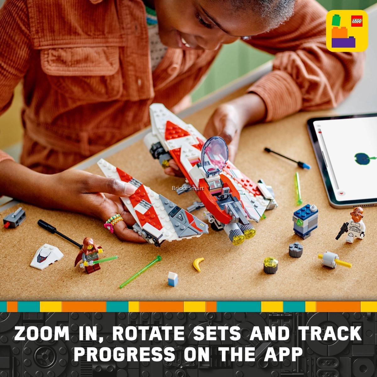 LEGO 75388 Star Wars Jedi Bob's Starfighter Building Toy Set