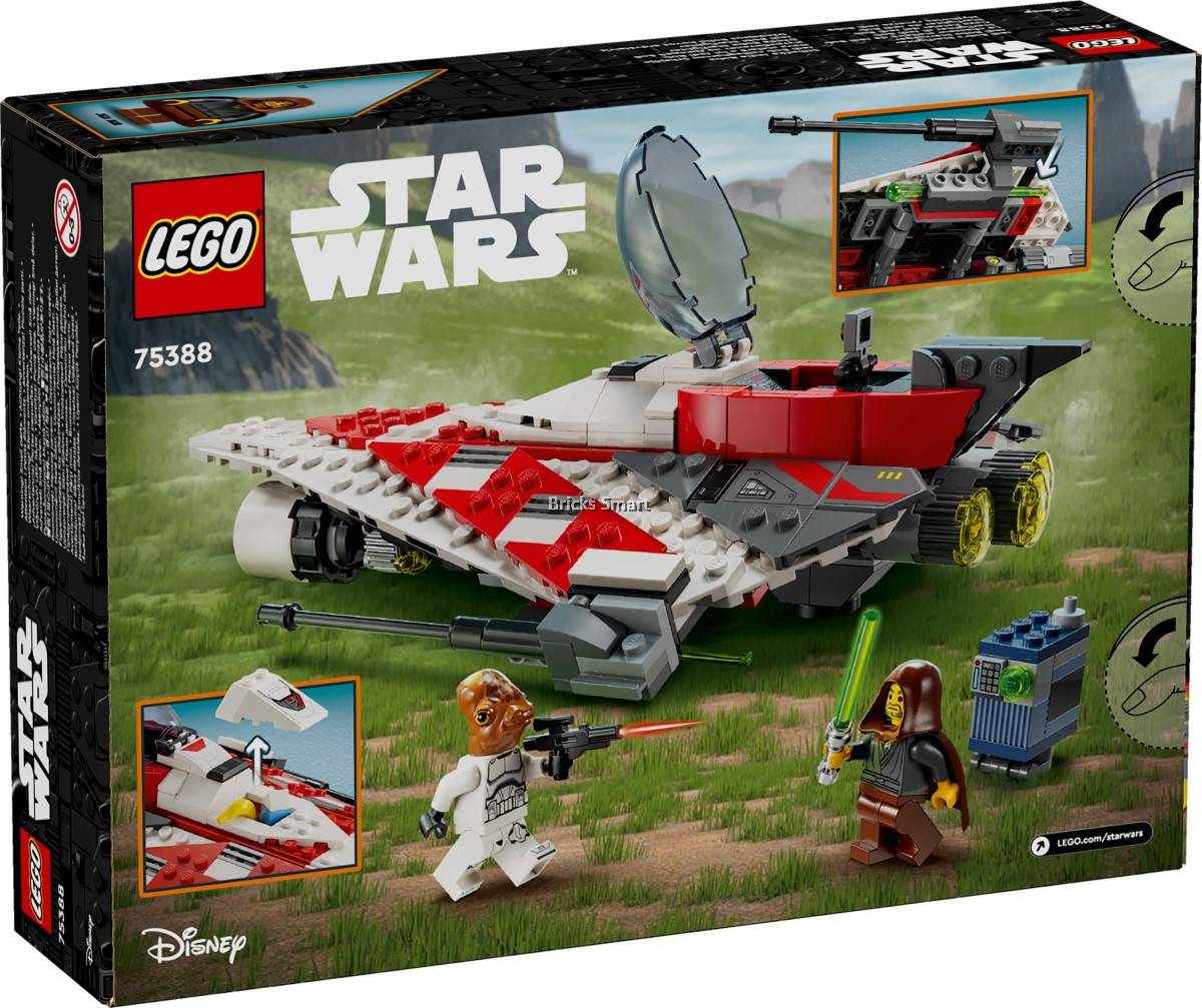 LEGO 75388 Star Wars Jedi Bob's Starfighter Building Toy Set
