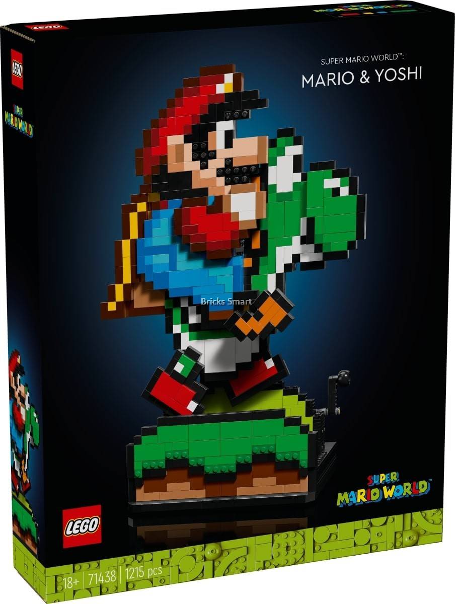 LEGO 71438 Super Mario Super Mario World: Mario & Yoshi Building Toy ...