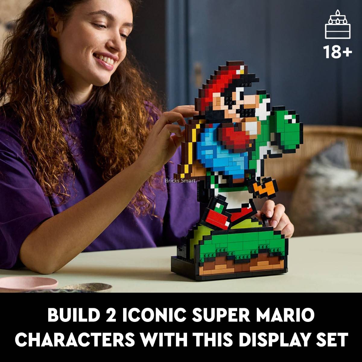 LEGO 71438 Super Mario Super Mario World: Mario & Yoshi Building Toy ...