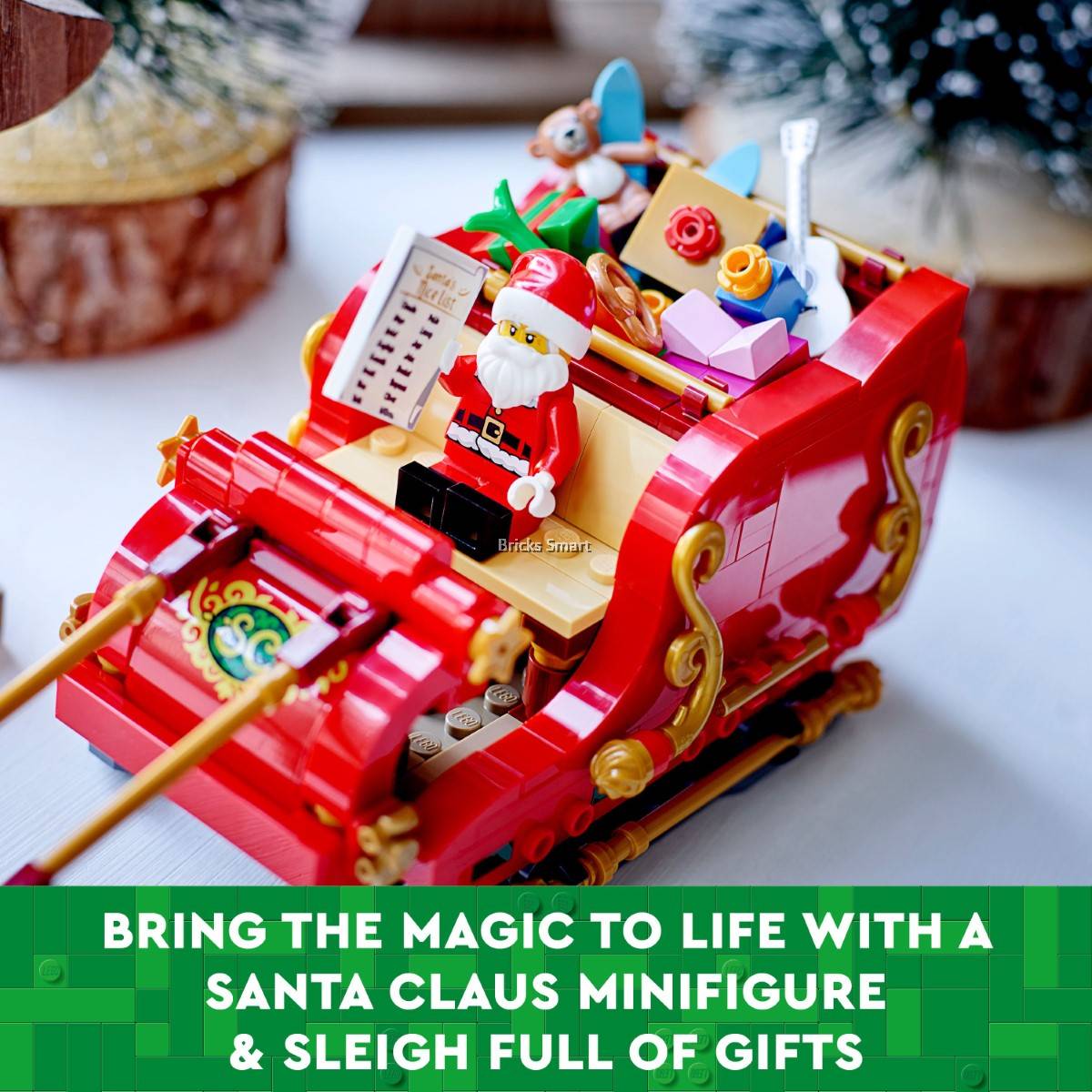LEGO 40499 Santa's Sleigh Building Toy Set (343 Pieces)