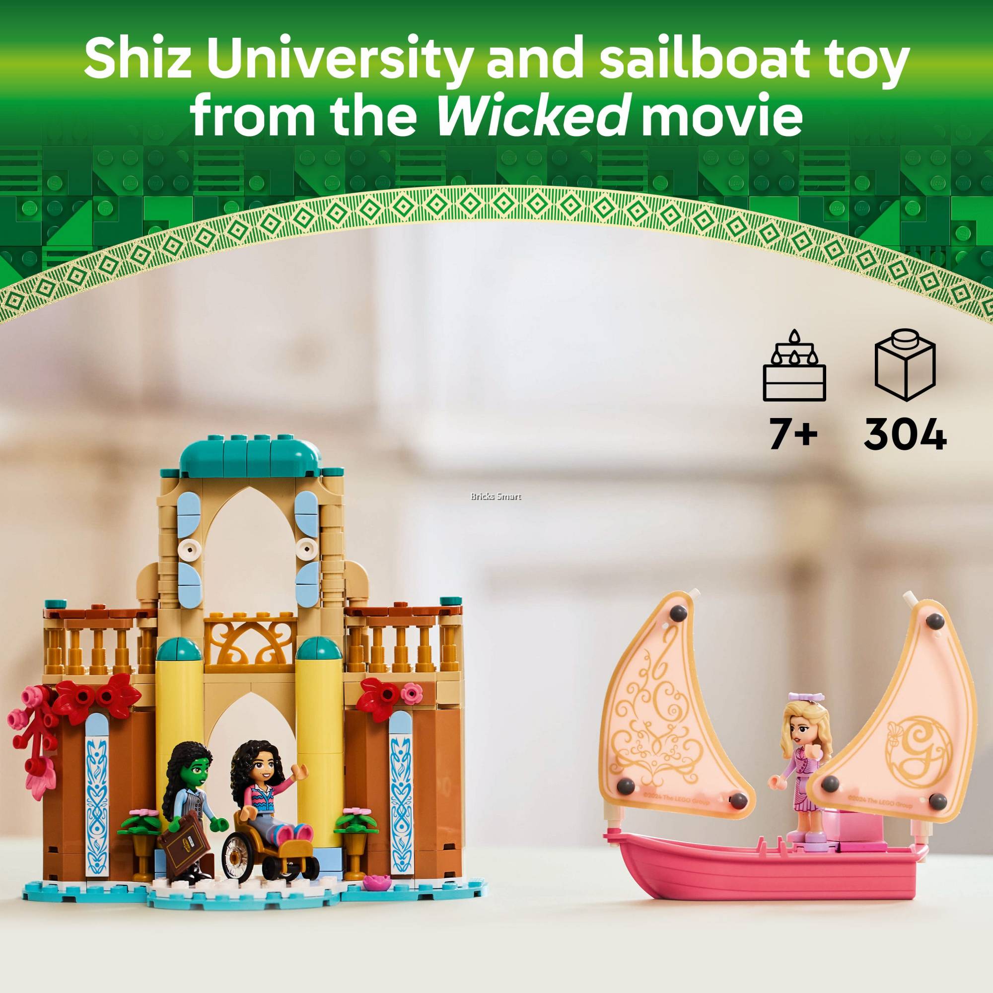 LEGO 75681 Wicked Welcome to Emerald City Building Toy Set (304 Pieces)