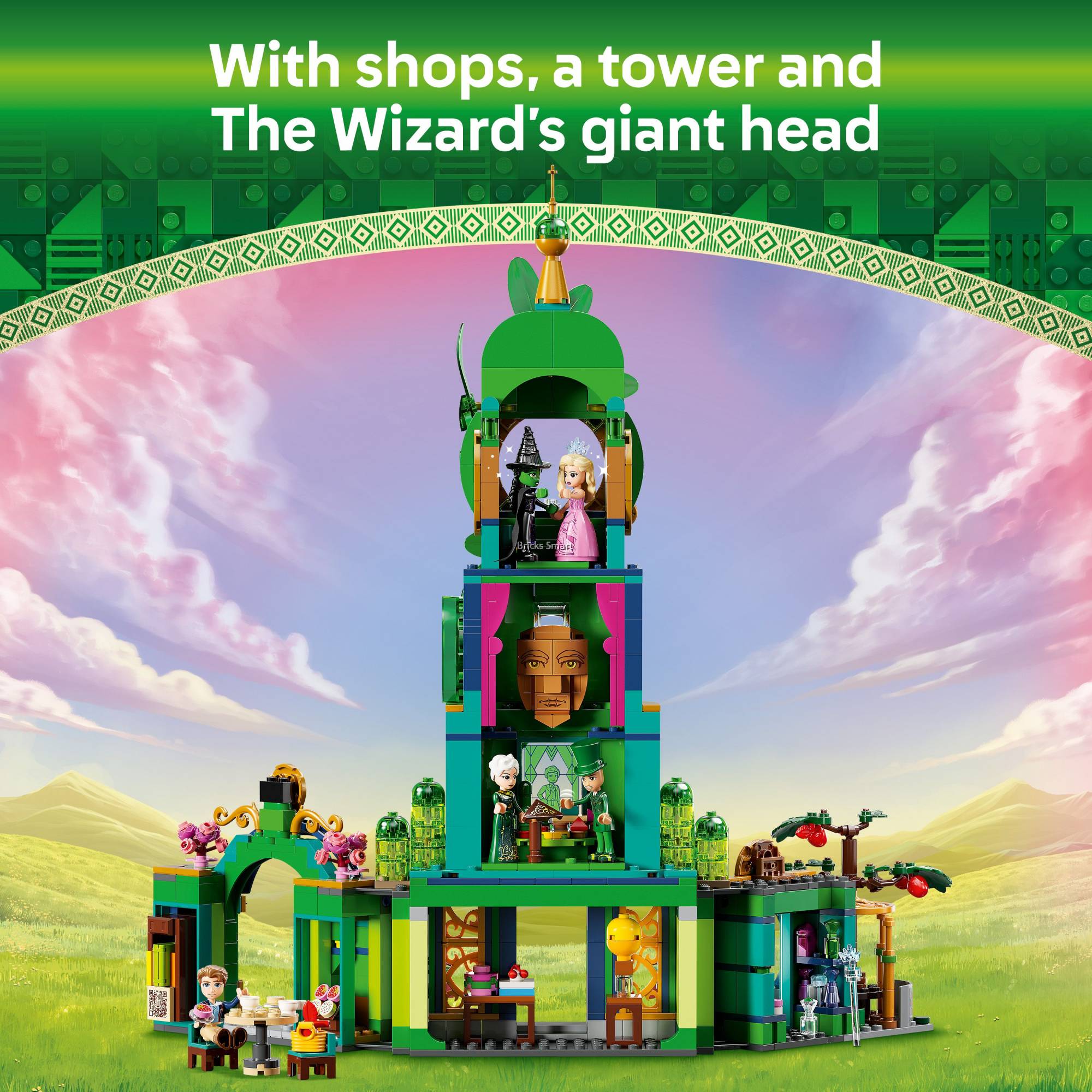 LEGO 75684 Wicked Glinda, Elphaba & Nessarose at Shiz University ...
