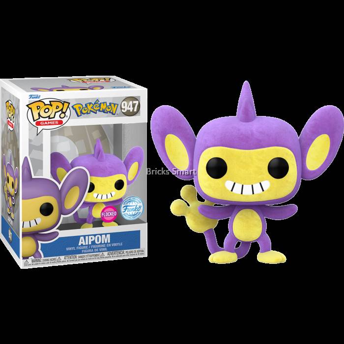 Funko Pop! Games: Pokemon - Aipom (Flocked) [Exclusive]