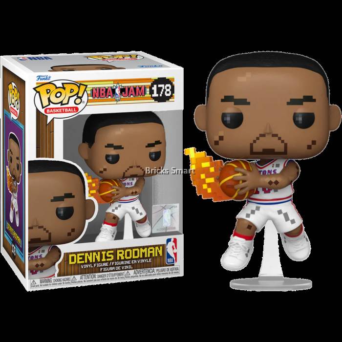 Funko Pop! NBA Jam: Pistons- Dennis Rodman (Turbo) [Exclusive]