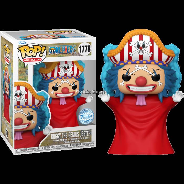 Funko Pop! Animation: One Piece - Buggy the Genius Jester (Post Time ...