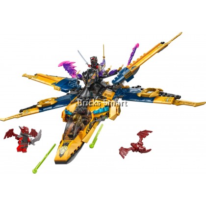 LEGO 71833 Ninjago Ras and Arin's Super Storm Jet Building Toy Set (510 ...