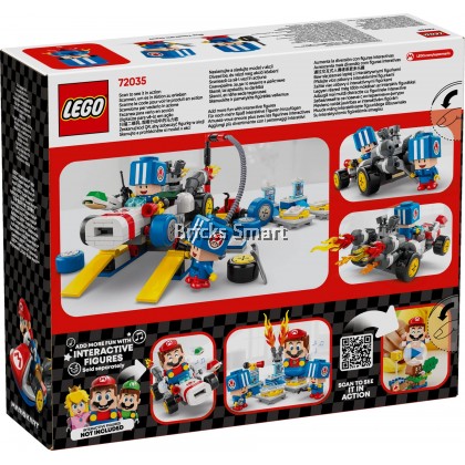 LEGO 72035 SuperMario Kart – Toad's Garage Building Toy Set (390 Pieces)
