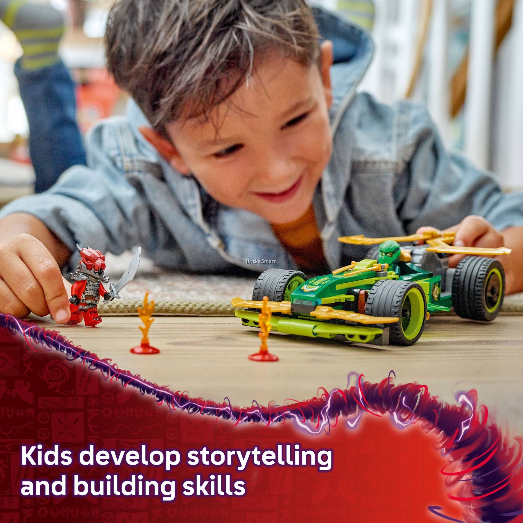 LEGO 71828 Ninjago Lloyd's Pull-Back Race Car Building Toy Set (181 Pieces)