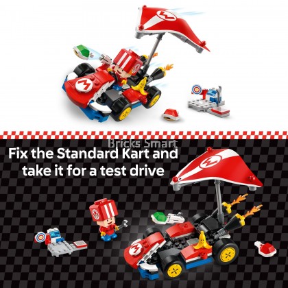 LEGO 72032 Super Mario Kart – Standard Kart Building Toy Set (174 Pieces)