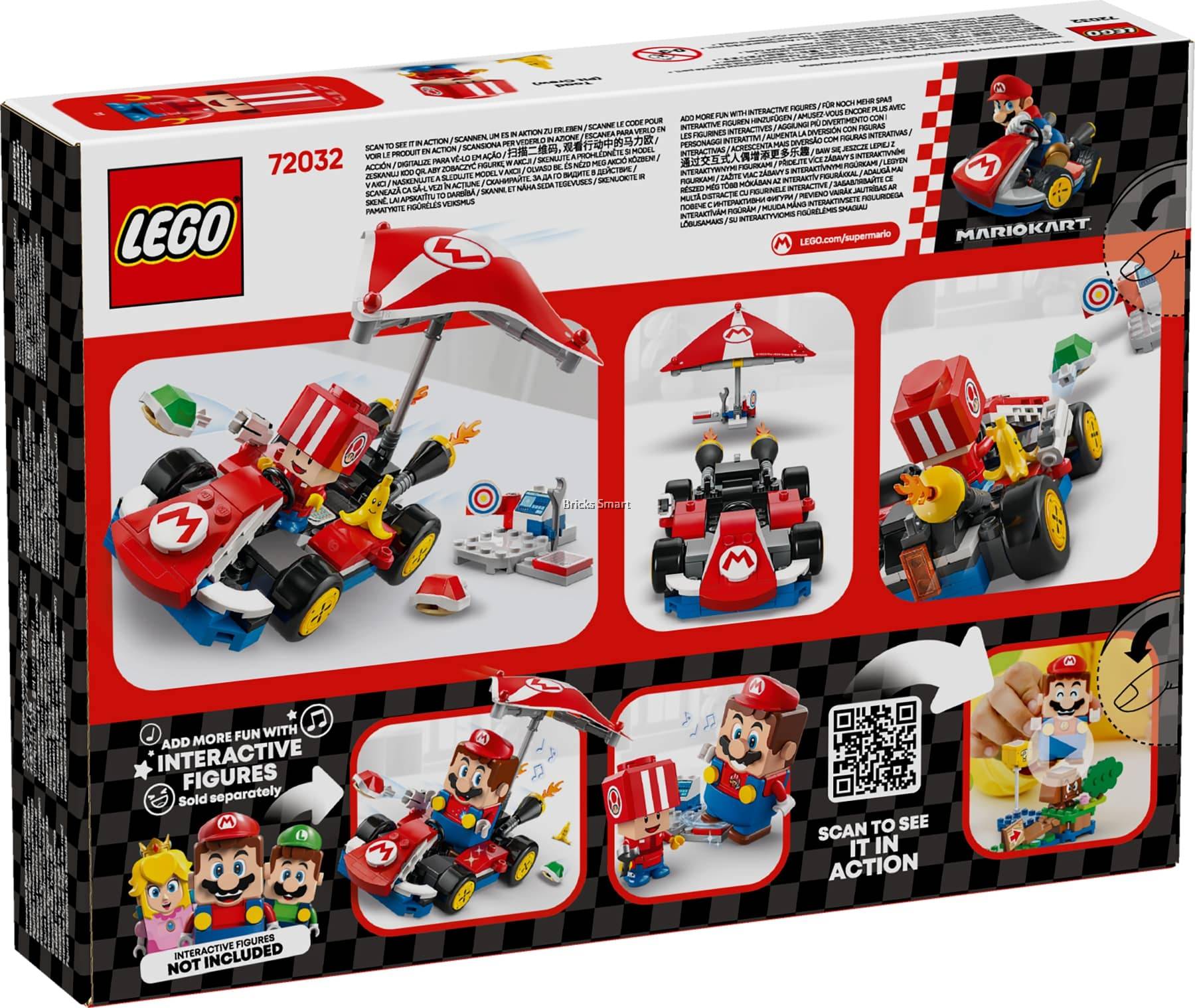 LEGO 72032 Super Mario Kart – Standard Kart Building Toy Set (174 Pieces)