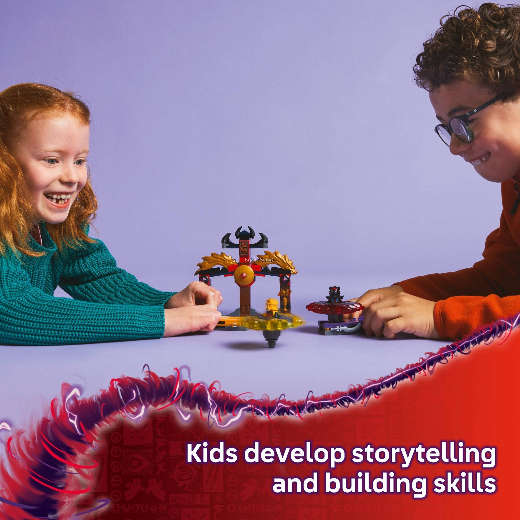 LEGO 71826 Ninjago Dragon Spinjitzu Battle Pack Building Toy Set (186 ...