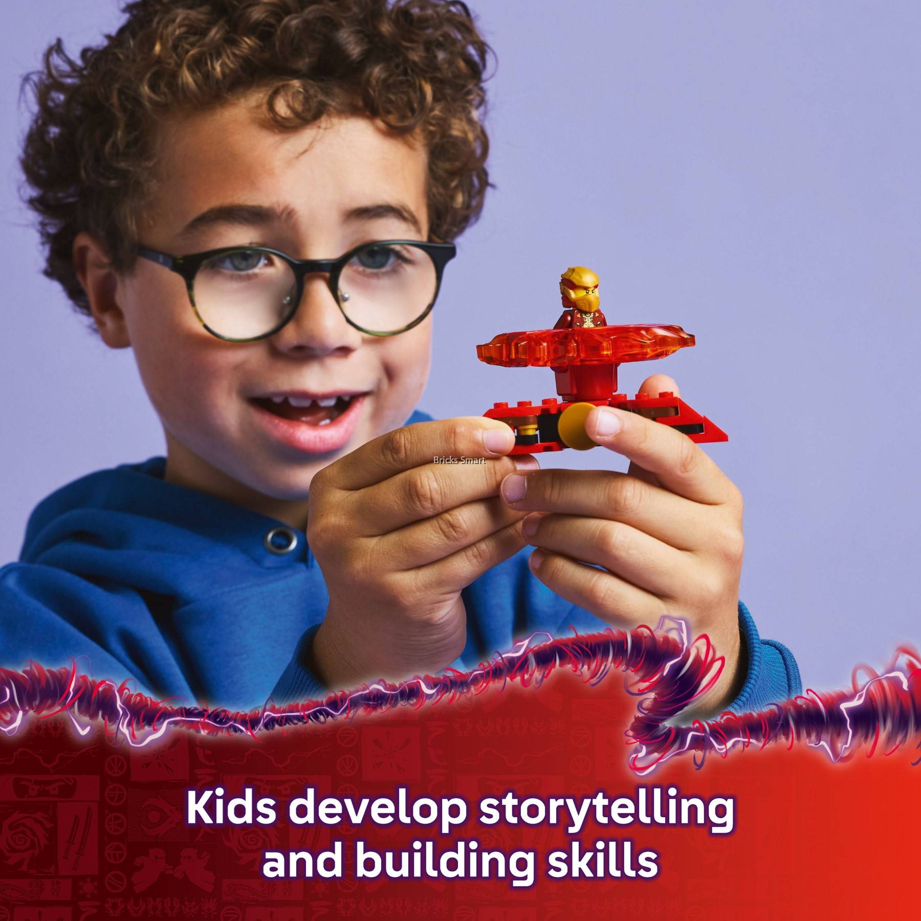 LEGO 71823 Ninjago Kai's Dragon Spinjitzu Spinner Building Toy Set (54 ...