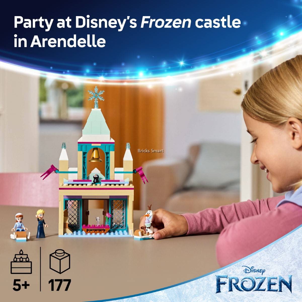 LEGO 43265 Disney Arendelle Frozen Castle Building Toy Set (177 Pieces)