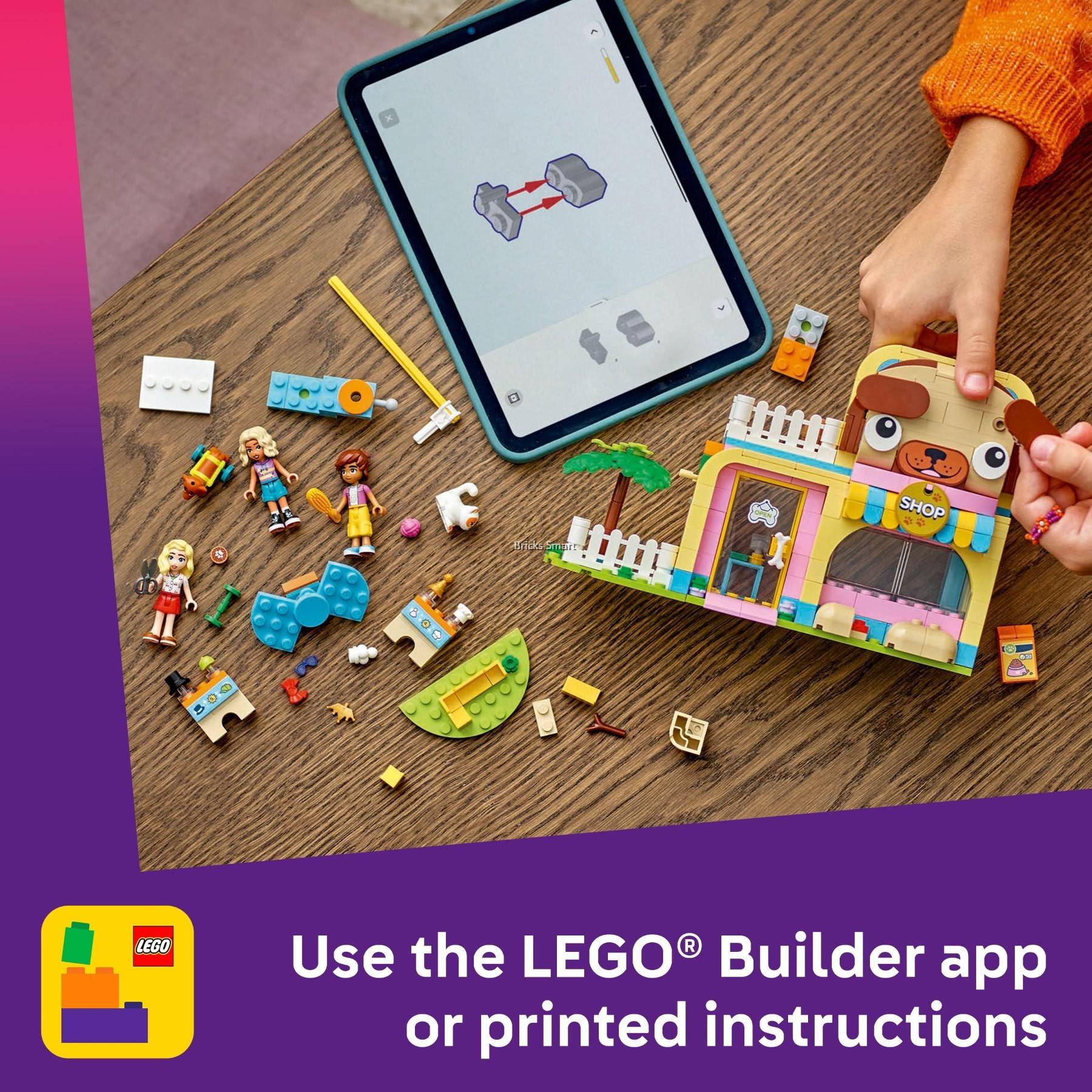 LEGO 42650 LEGO Friends Pet Accessories Shop Building Toy Set (375 Pieces)