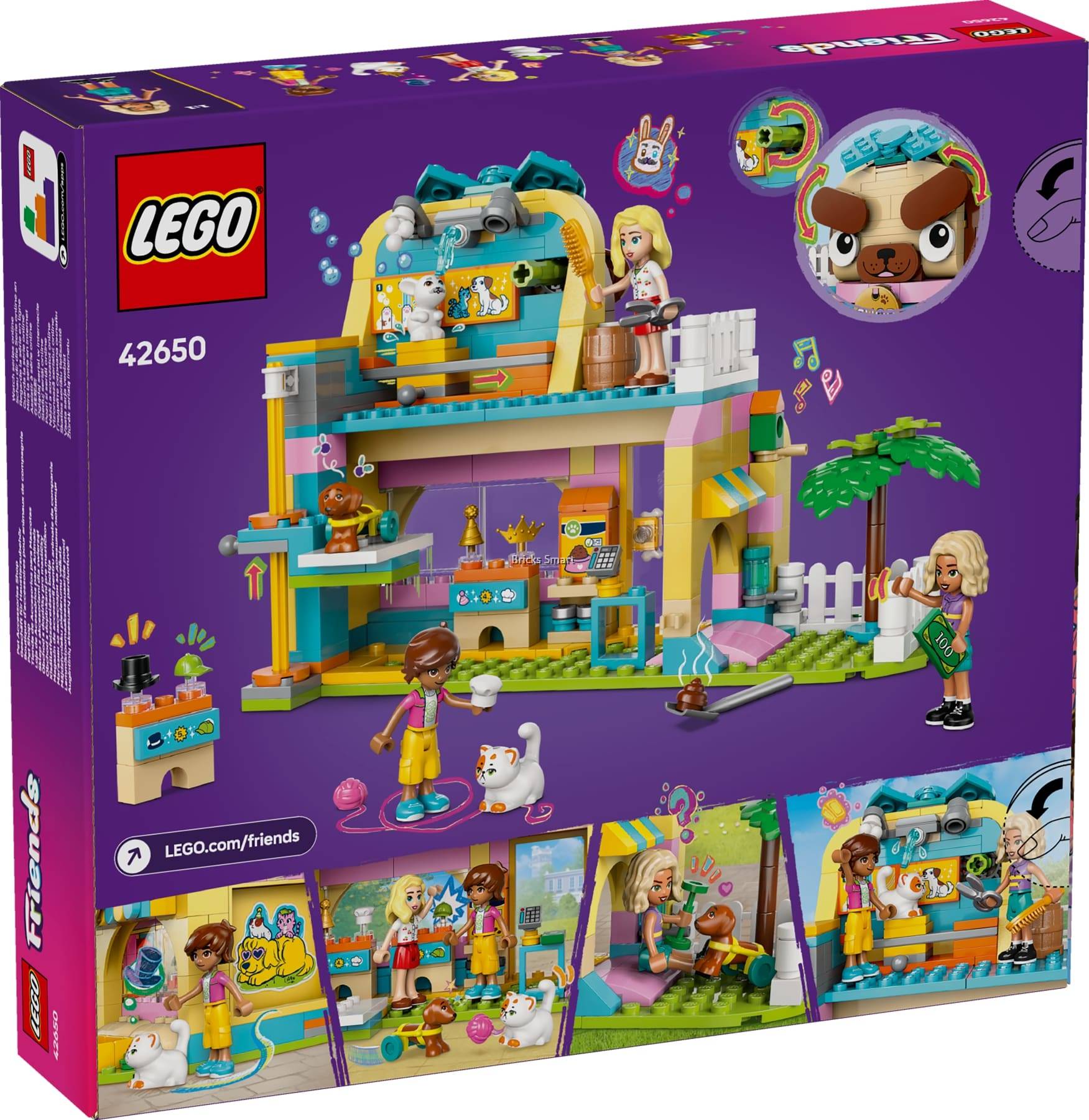 LEGO 42650 LEGO Friends Pet Accessories Shop Building Toy Set (375 Pieces)