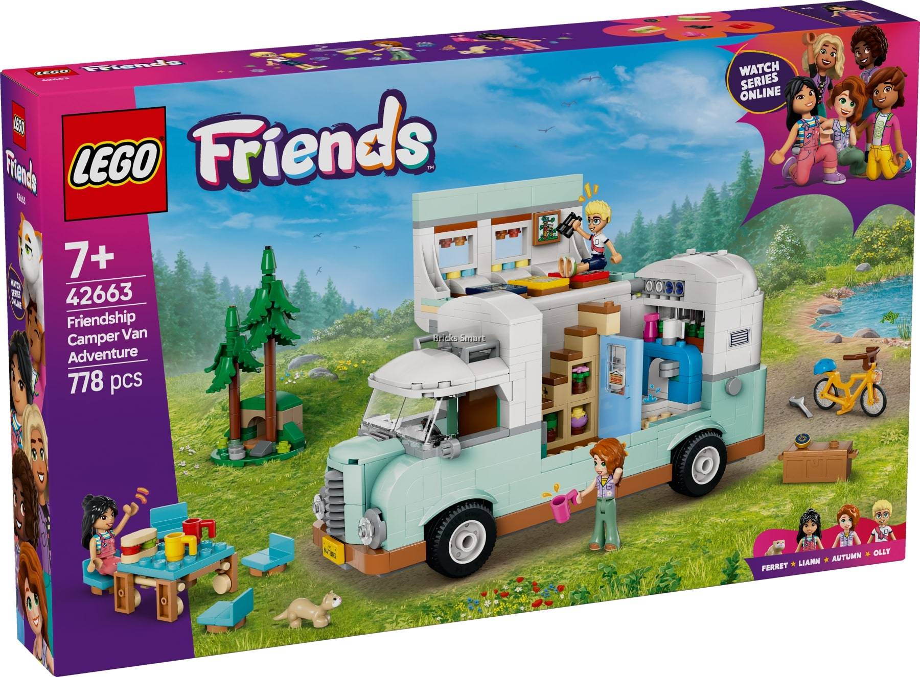 LEGO 42663 LEGO Friends Friendship Camper Van Adventure Building Toy ...