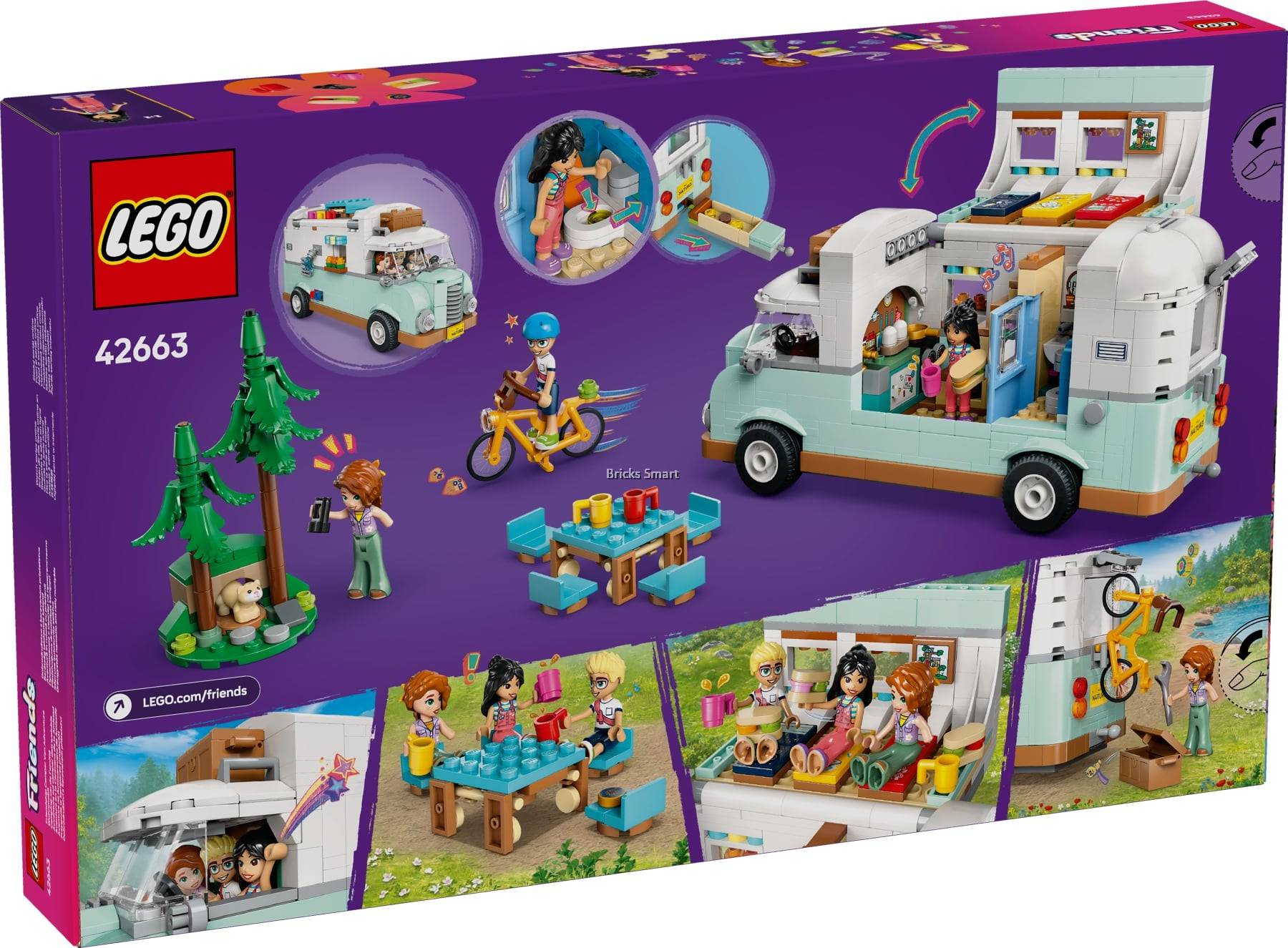 LEGO 42663 LEGO Friends Friendship Camper Van Adventure Building Toy ...