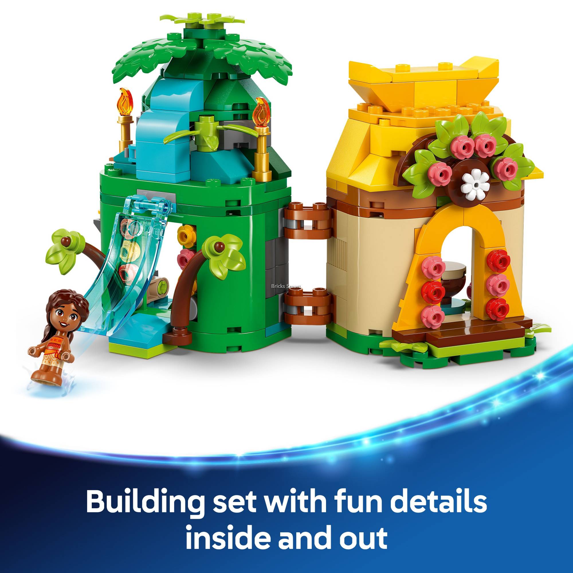 LEGO 43260 Disney Moana's Island Fun Building Toy Set (175 Pieces)