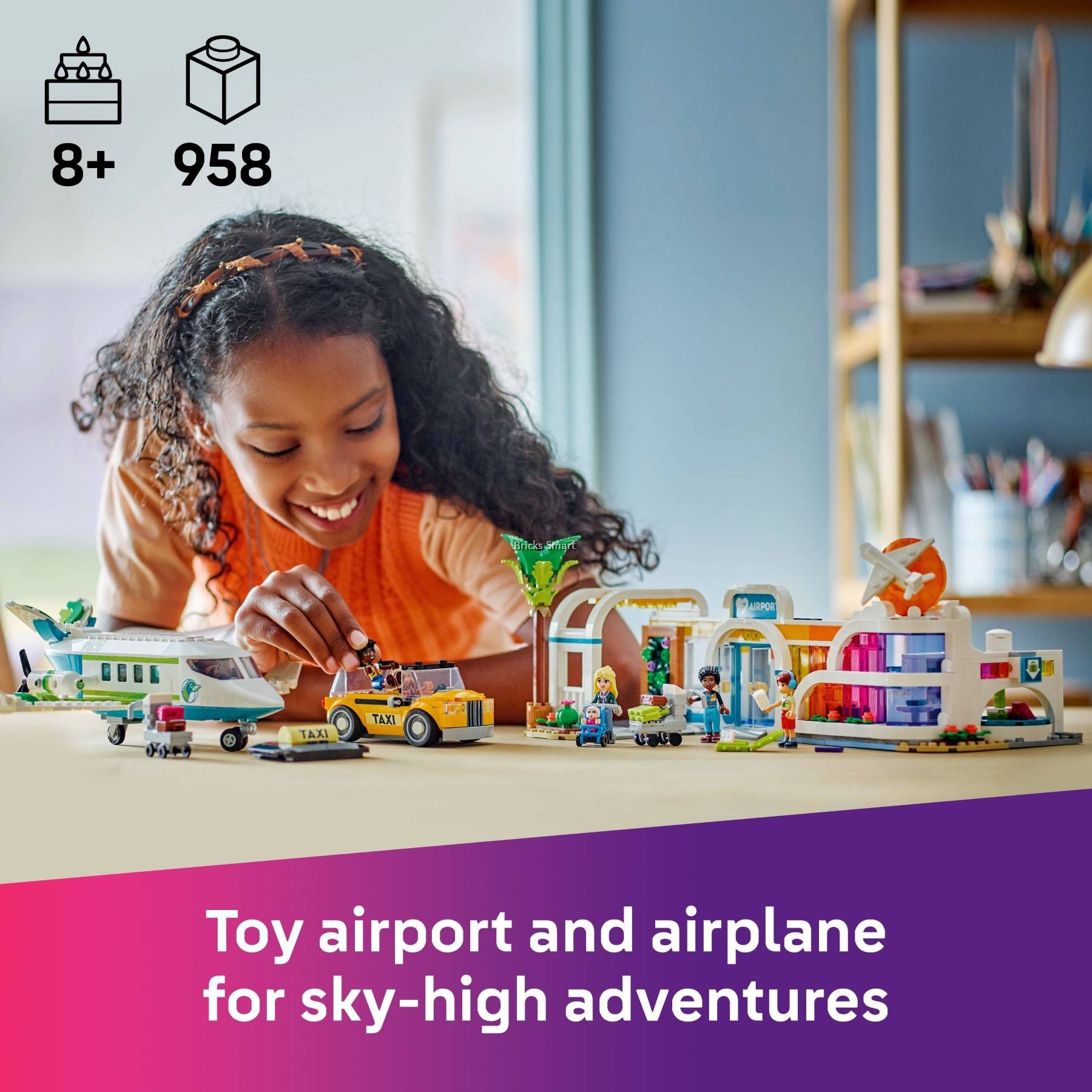 LEGO 42656 LEGO Friends Heartlake City Airport and Airplane Building ...