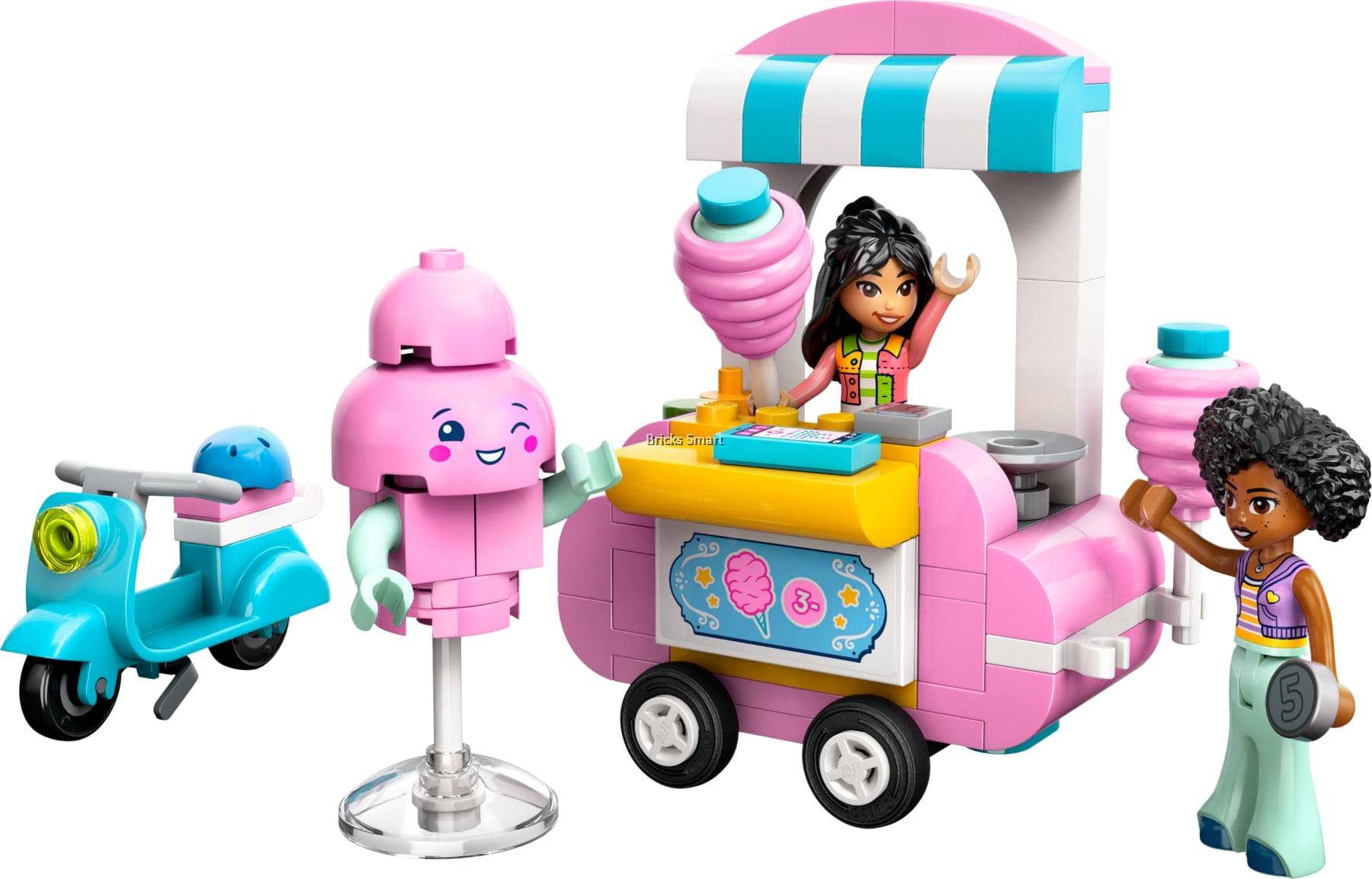 LEGO 42643 LEGO Friends Cotton Candy Stand and Scooter Building Toy Set ...