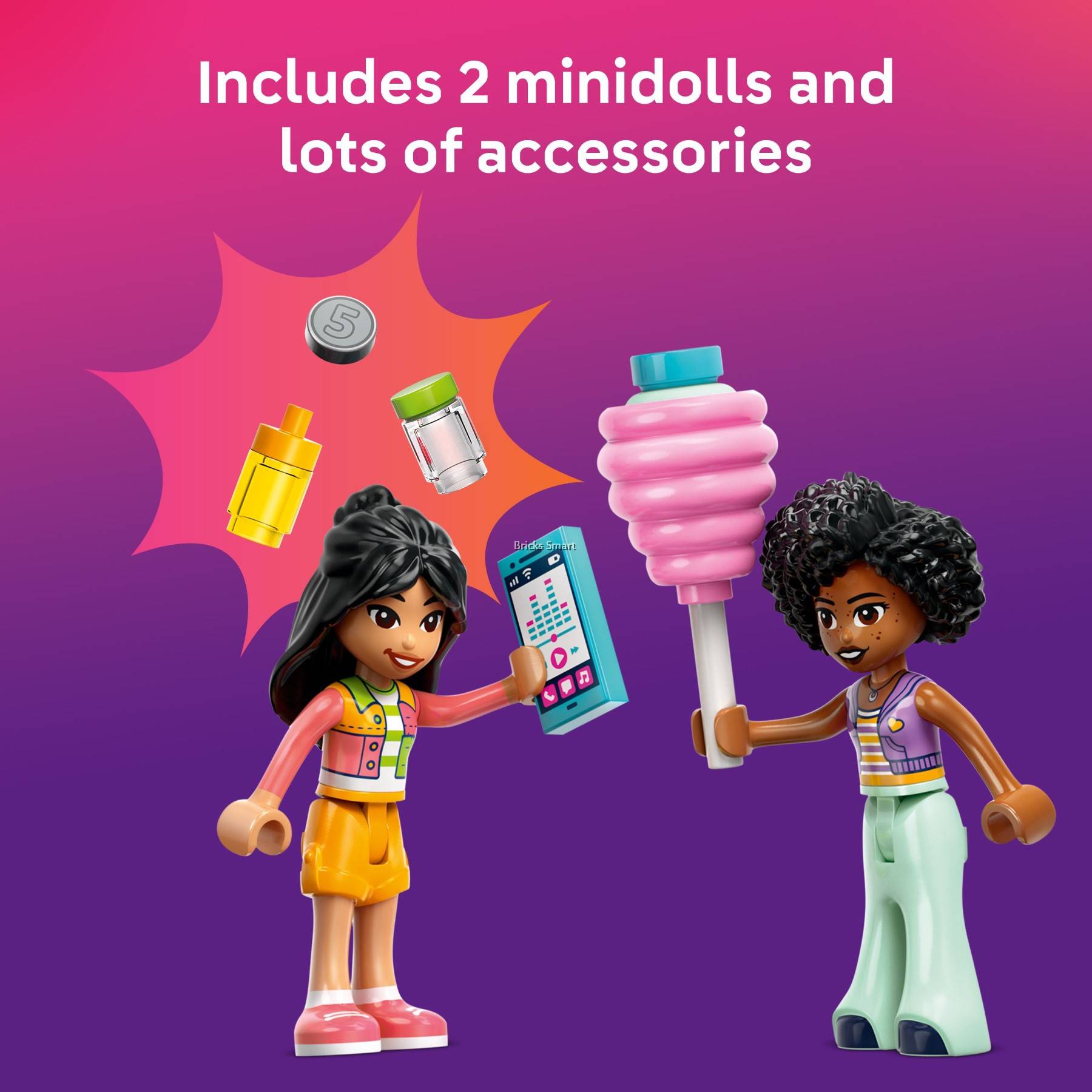 LEGO 42643 LEGO Friends Cotton Candy Stand and Scooter Building Toy Set ...