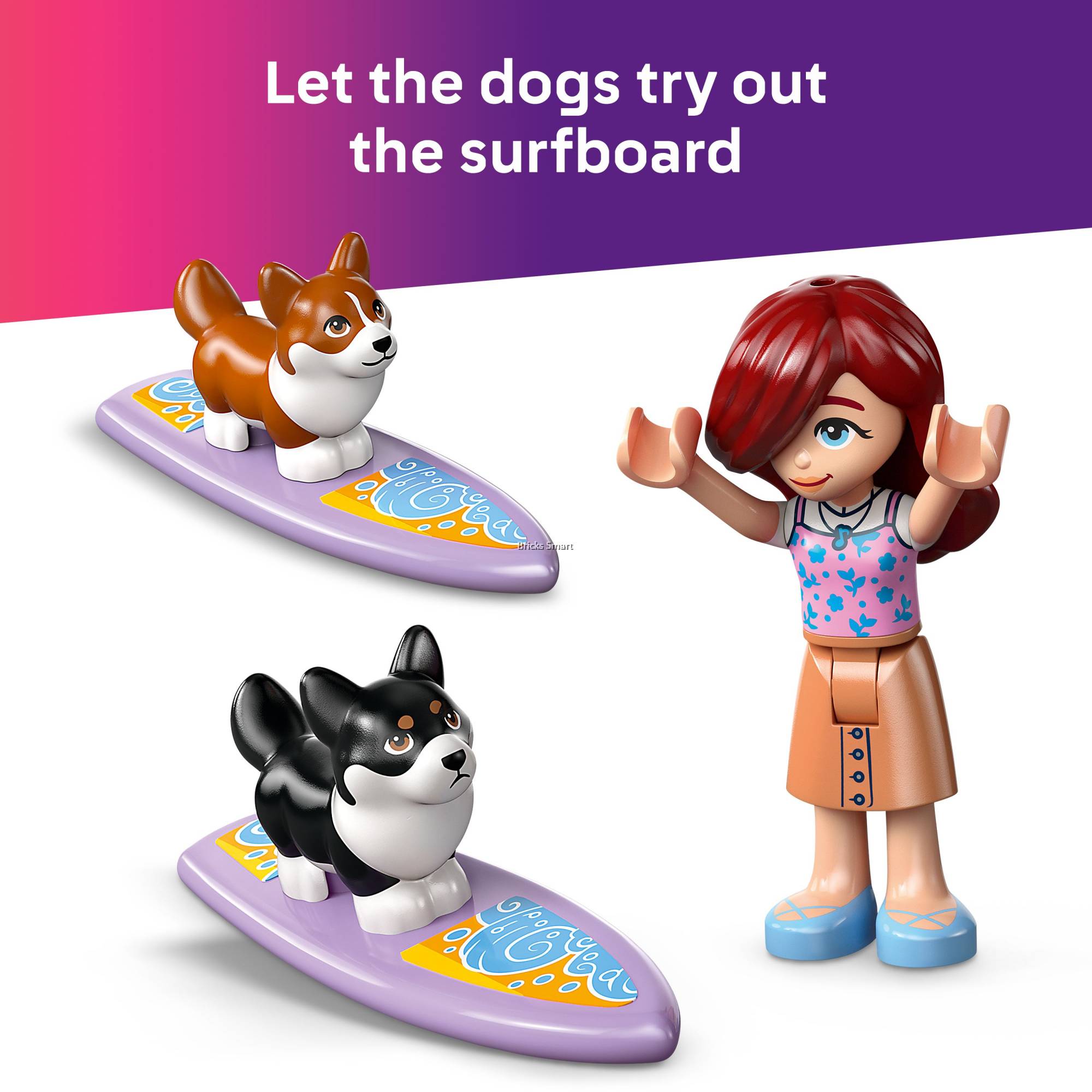 LEGO 42641 LEGO Friends Surfing Dogs and Scooter Adventure Building Toy ...