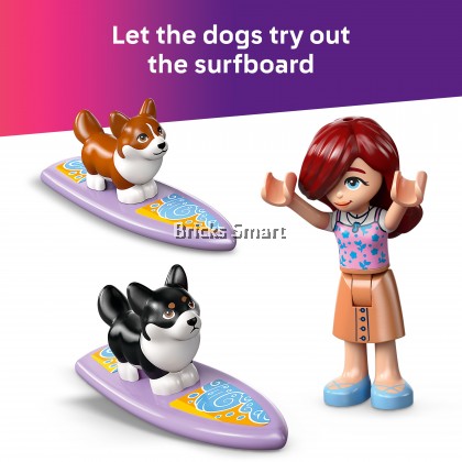 LEGO 42641 LEGO Friends Surfing Dogs and Scooter Adventure Building Toy ...